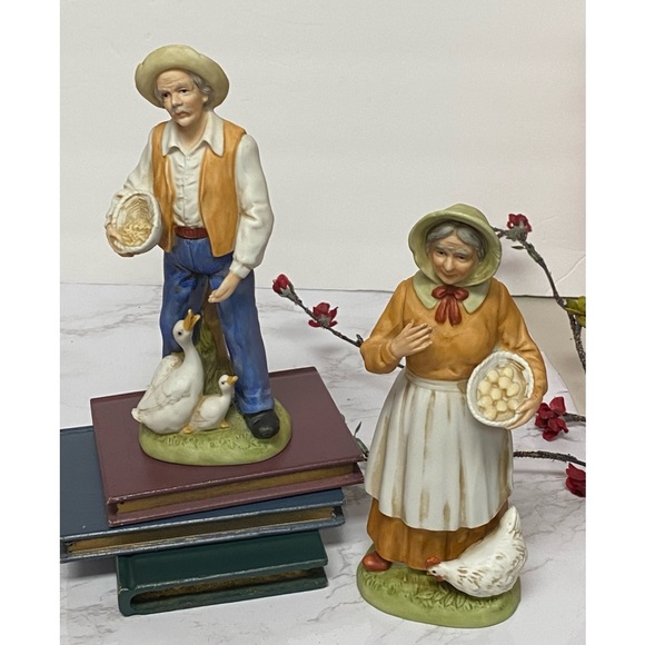Home Interiors | Accents | Vintage Homco Porcelain Farmers Couples ...